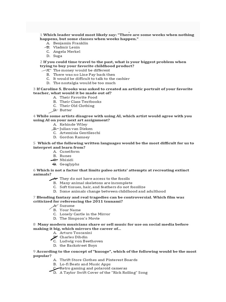 BOWL QUESTIONS of WSC CAMP 2024 | PDF | Typography | Menu