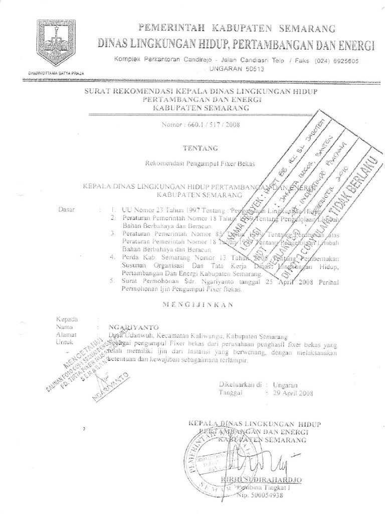 Limbah Fixer, Developer | PDF