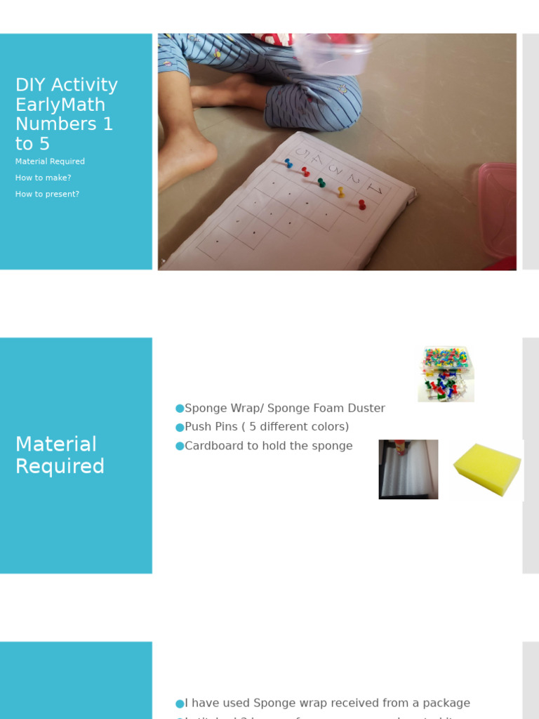 Activity 2 - Maths 1 To 5 Material Req | PDF