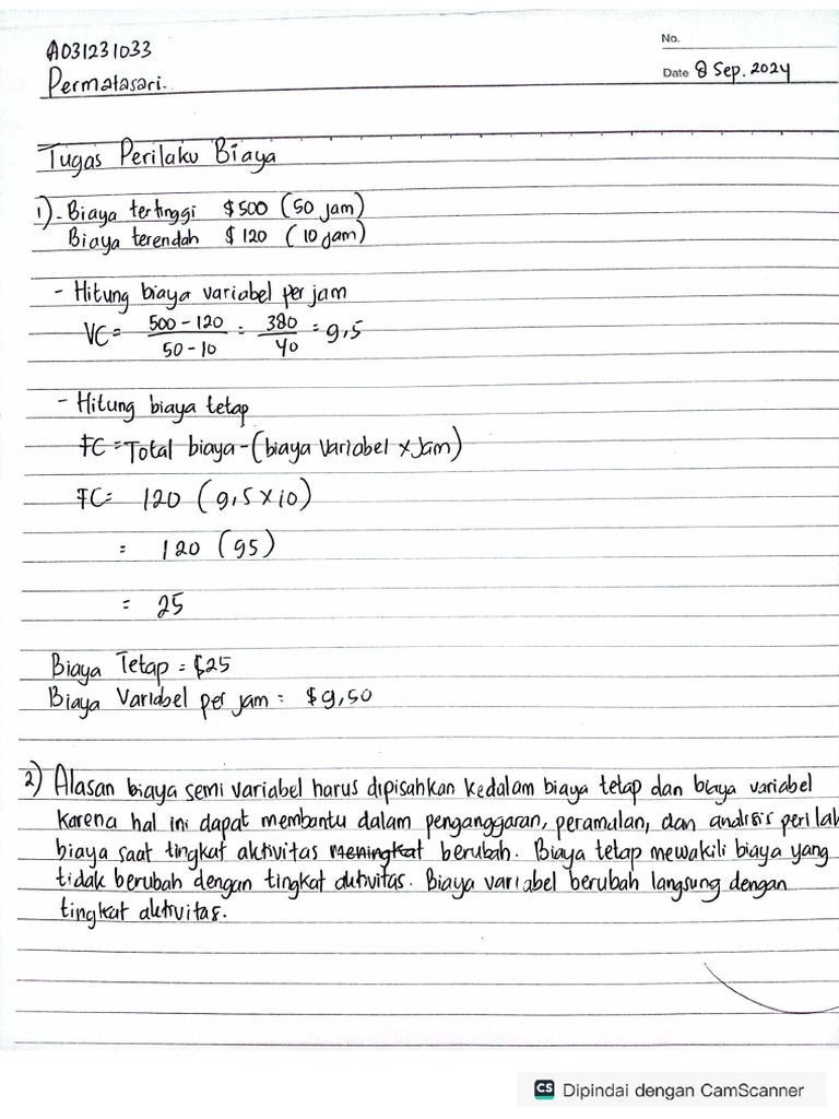 Tugas-1 Permatasari A031231033 | PDF