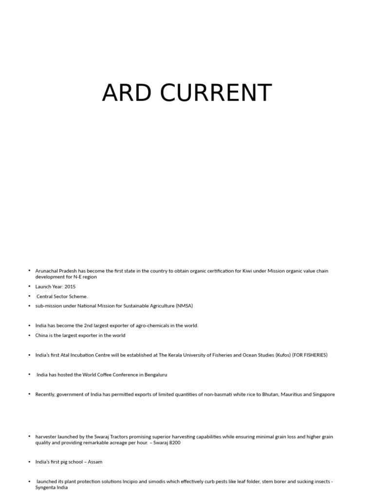 Ard Current | PDF | Agriculture | Maize