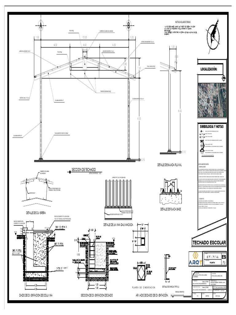 Techado de Primaria 02 de 02 | PDF | Fundación (Ingeniería) | edificio