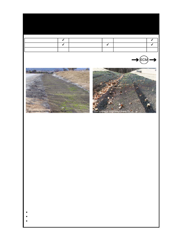 Erosion Control Mats Pdf Mulch Erosion