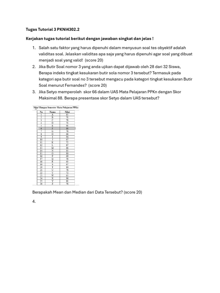 CONTOH JAWABAN TUGAS PPKN | PDF