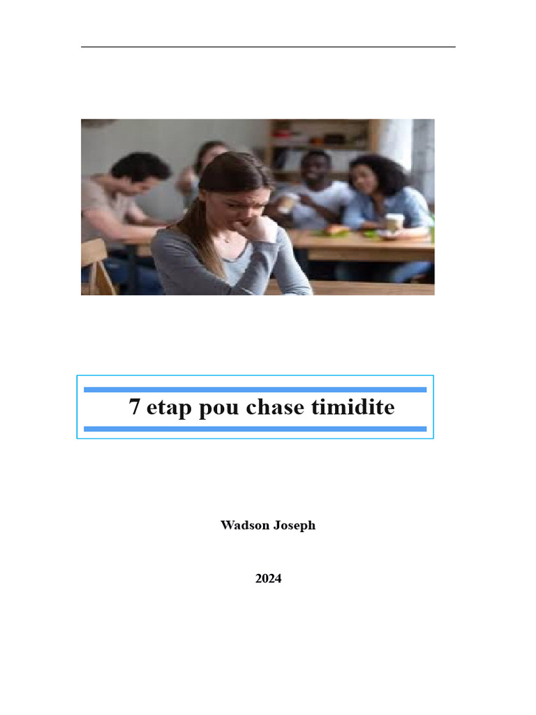 7 Etap Pou Chase Timidite | PDF