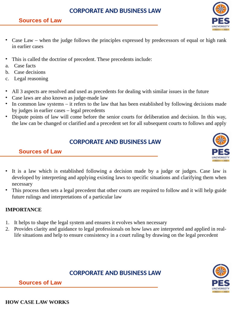 BCL 1.3 | PDF | Precedent | Case Law