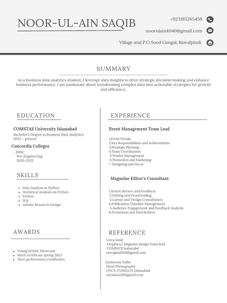 Noor Ul Ain Saqib Pdf Data Computing