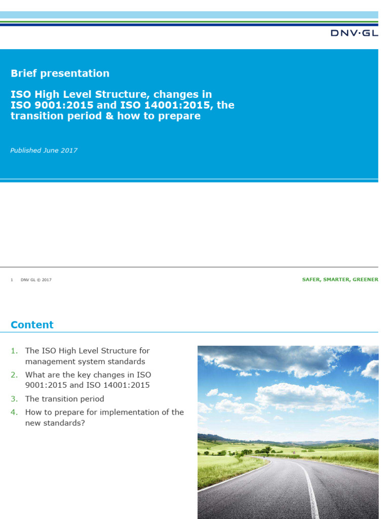 ISO 9001:2015 & 14001:2015 Changes Overview | PDF | Life Cycle ...