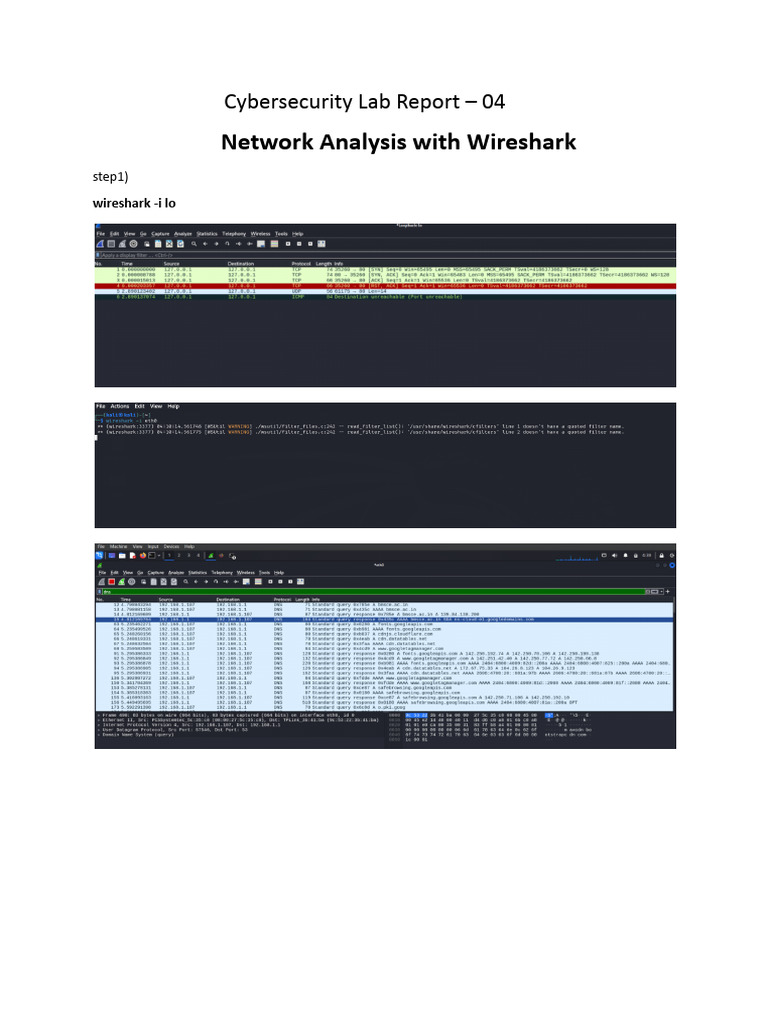 Network Analysis With Wireshark | PDF | File Transfer Protocol | Transmission Control Protocol