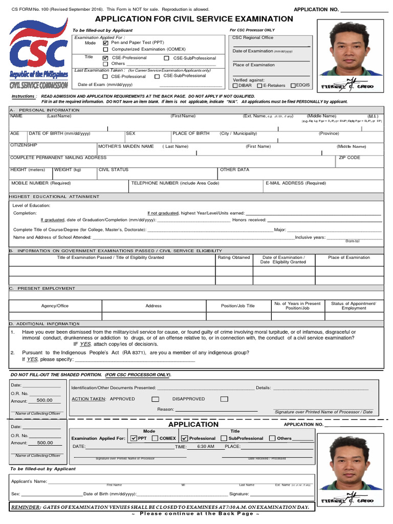 Application CREDO | PDF | Identity Document