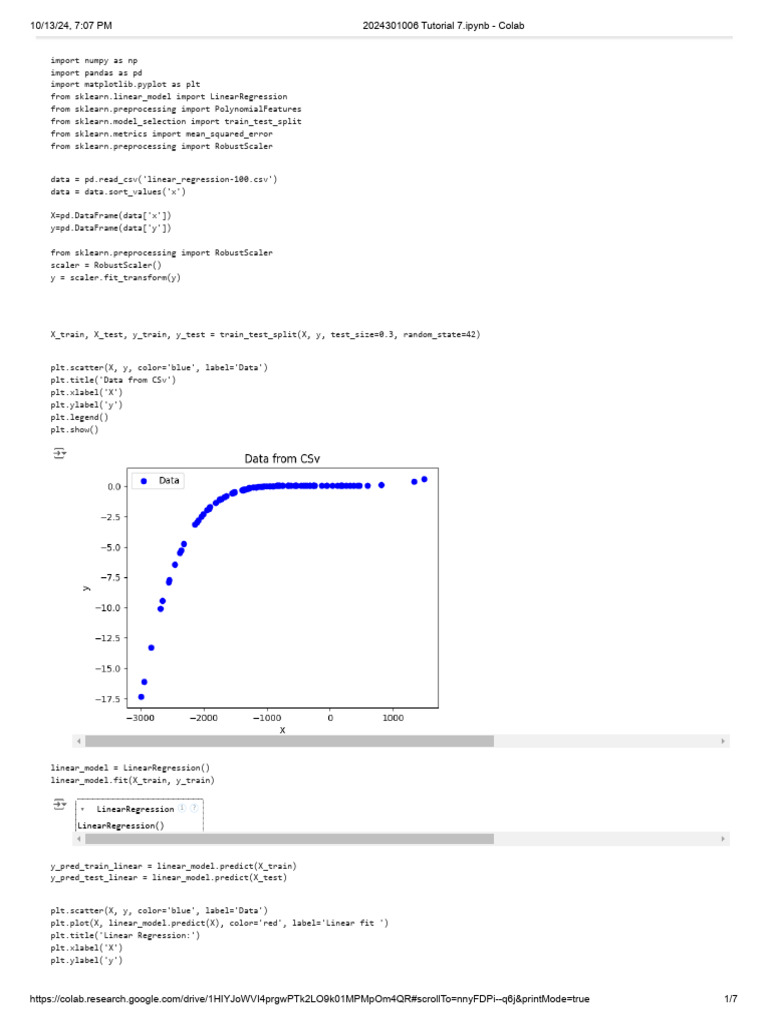 Tutorial 7.ipynb - Colab | PDF | Mean Squared Error | Actuarial Science