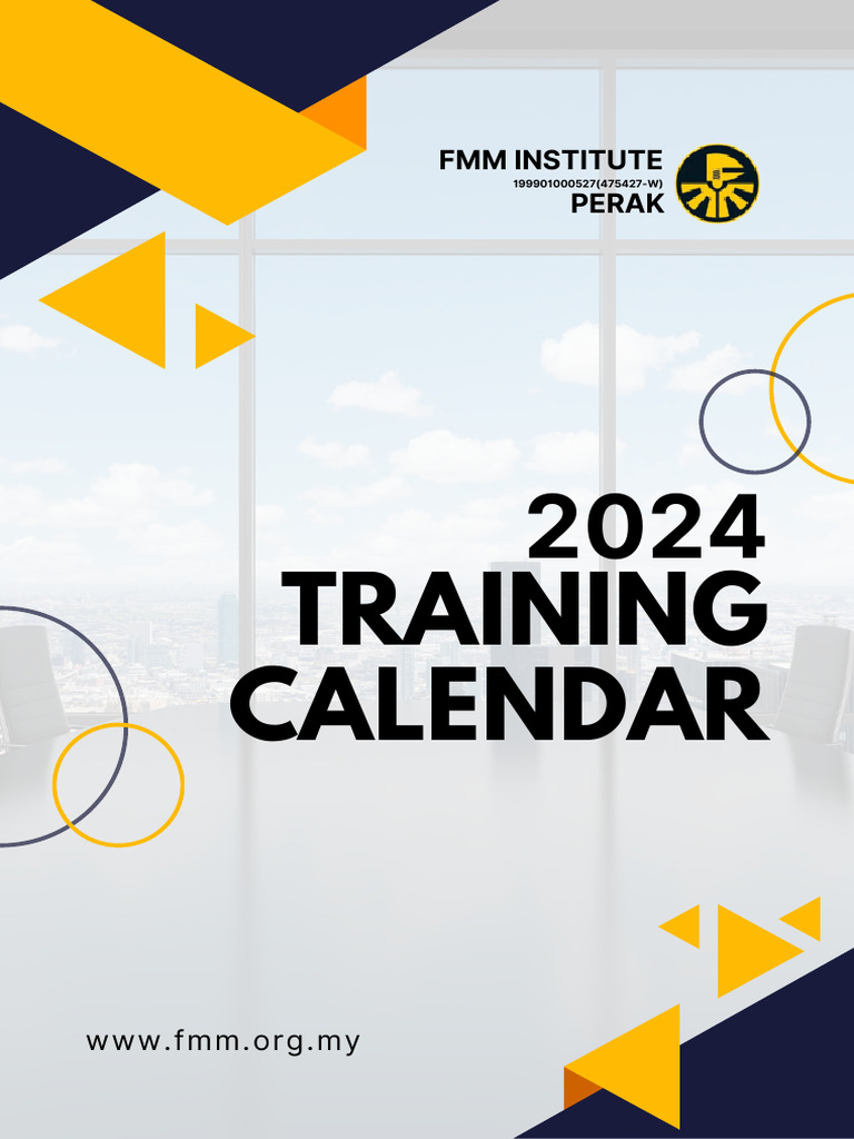 2024 FMMI Perak Training Calendar | PDF | Microsoft Excel | Risk