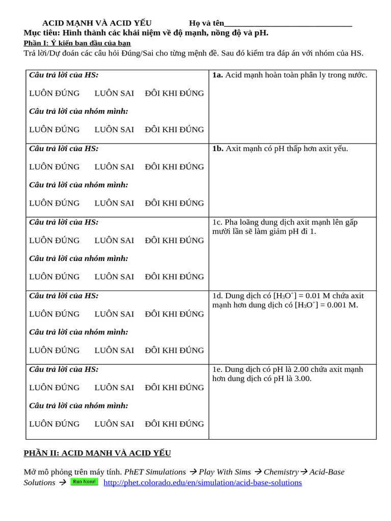 PH simulation-PhET Acids-Bases Too | PDF