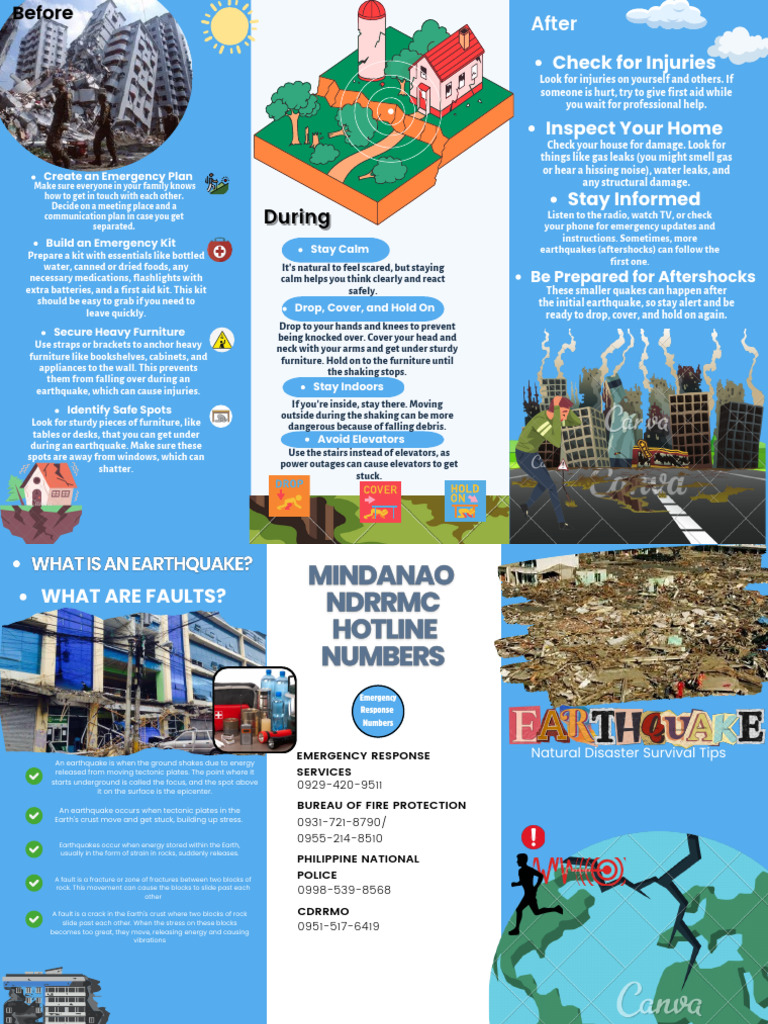 Enhanced Science 8 Brochure Canva | PDF | Earthquakes | Fault (Geology)