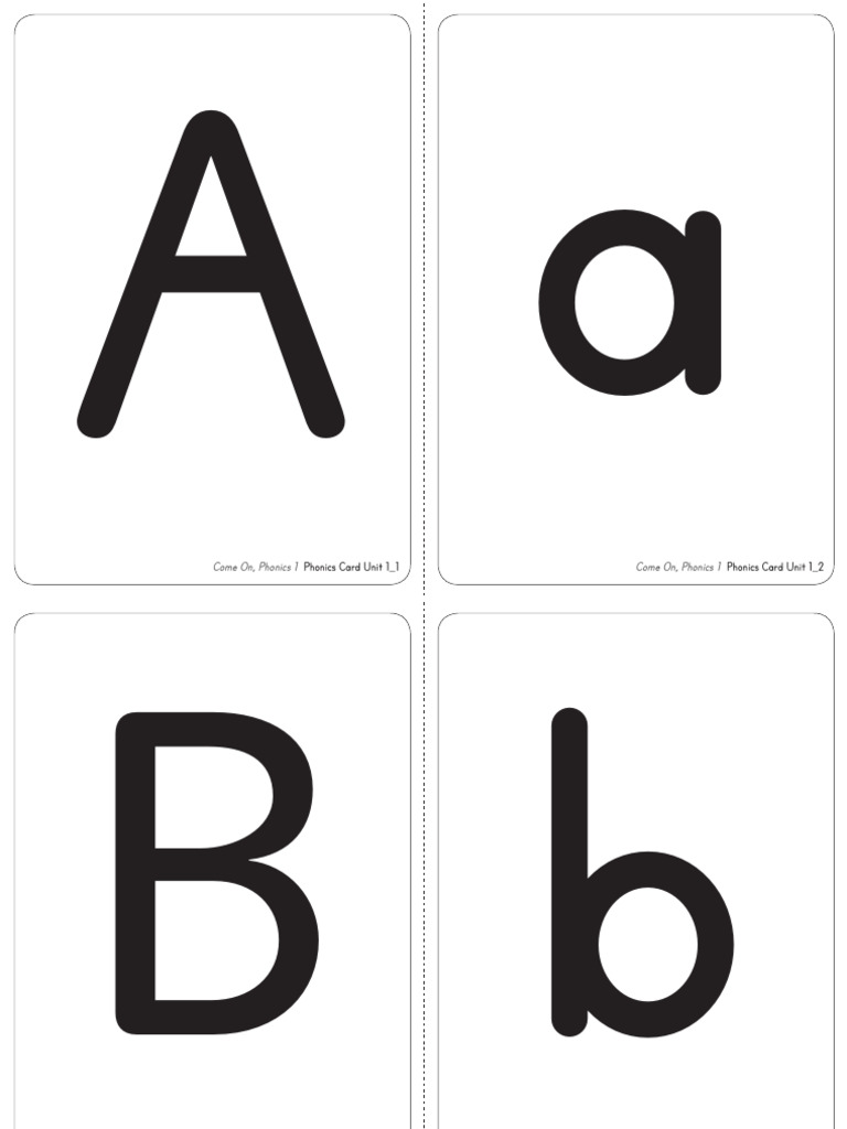 Phonics Cards for Early Learning | PDF