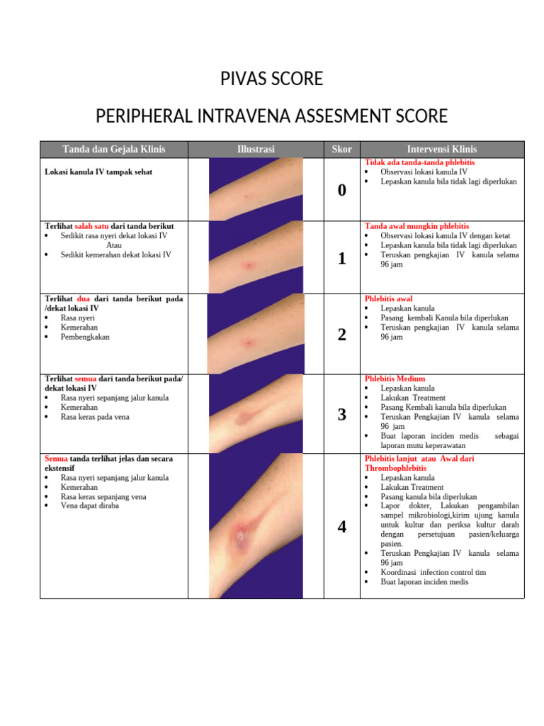 Pivas Score | PDF