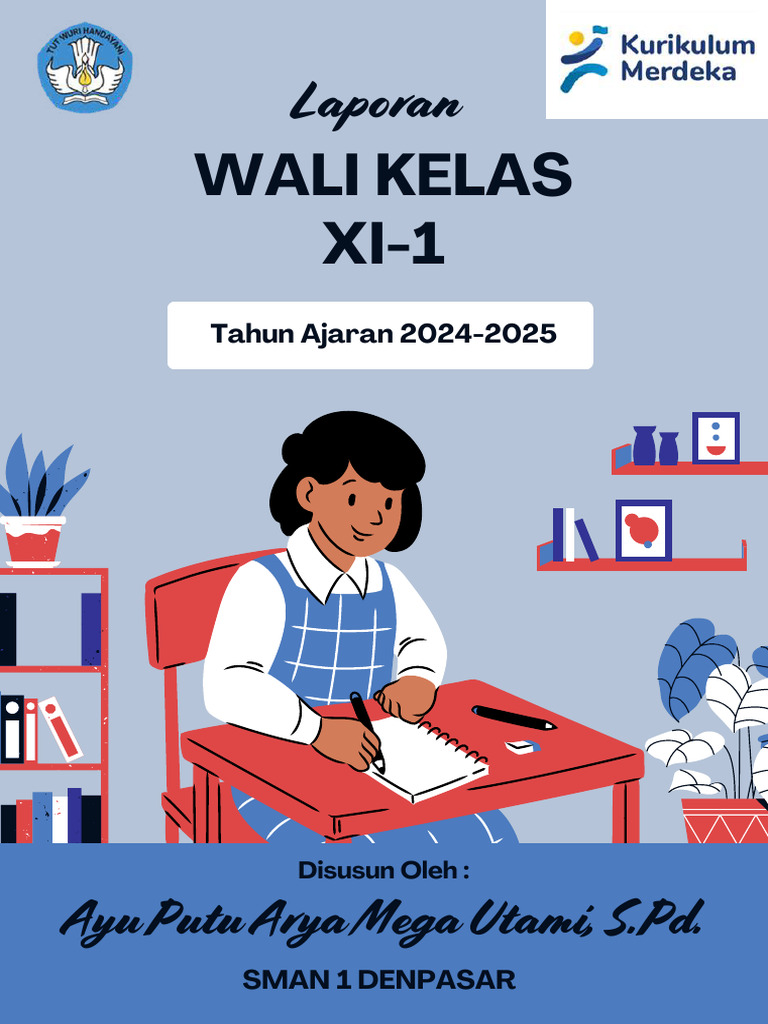 Laporan Wali Kelas 2024 + SK - Compressed | PDF