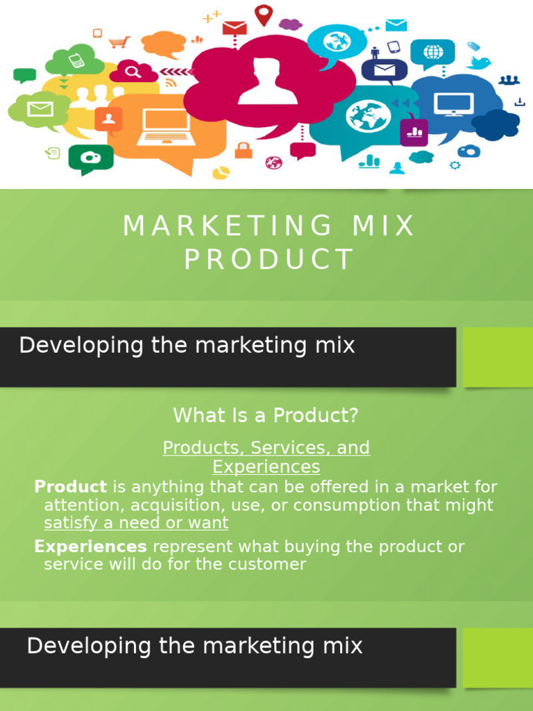 Understanding the Marketing Mix: Products | PDF | Goods | Marketing