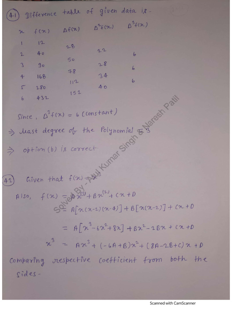 Numerical Analysis 2018 | PDF