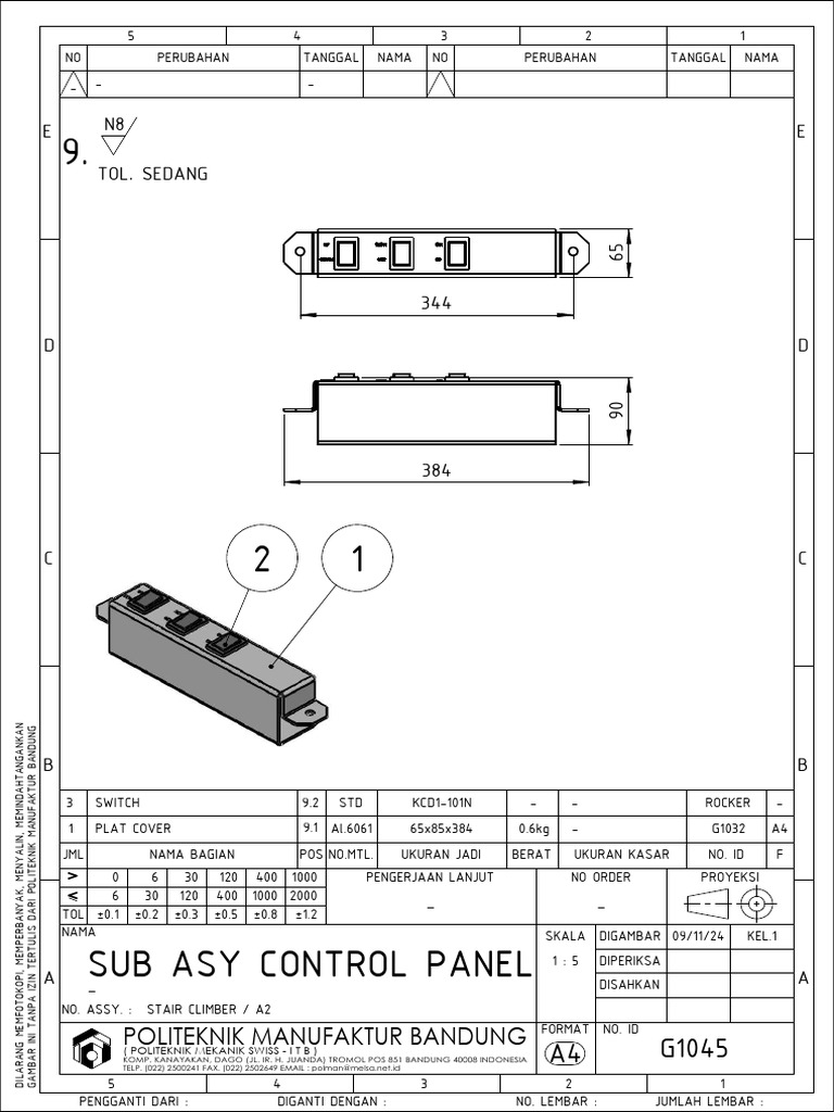 Sub Assy Control Panel | PDF