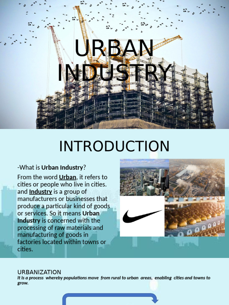 Urban Industry | PDF | Urbanization | Air Pollution