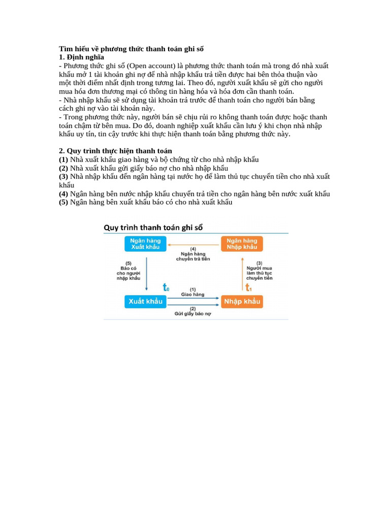 Phương TH C Thanh Toán Ghi S | PDF