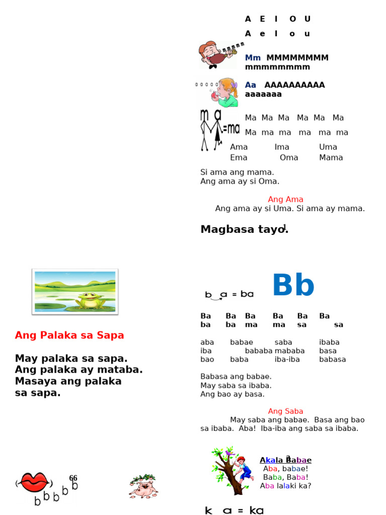 Mini-Book Marungko | PDF