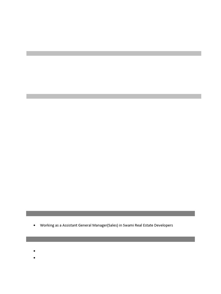 Govinda Rajulu Resume | PDF