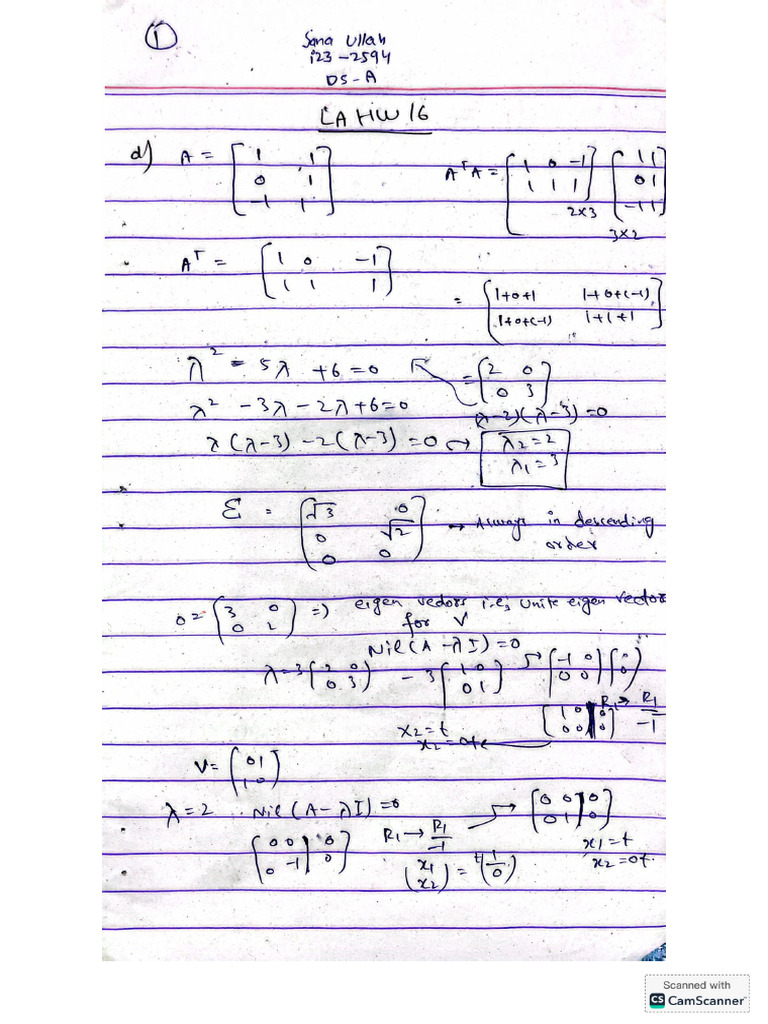 Linear Algebra | PDF