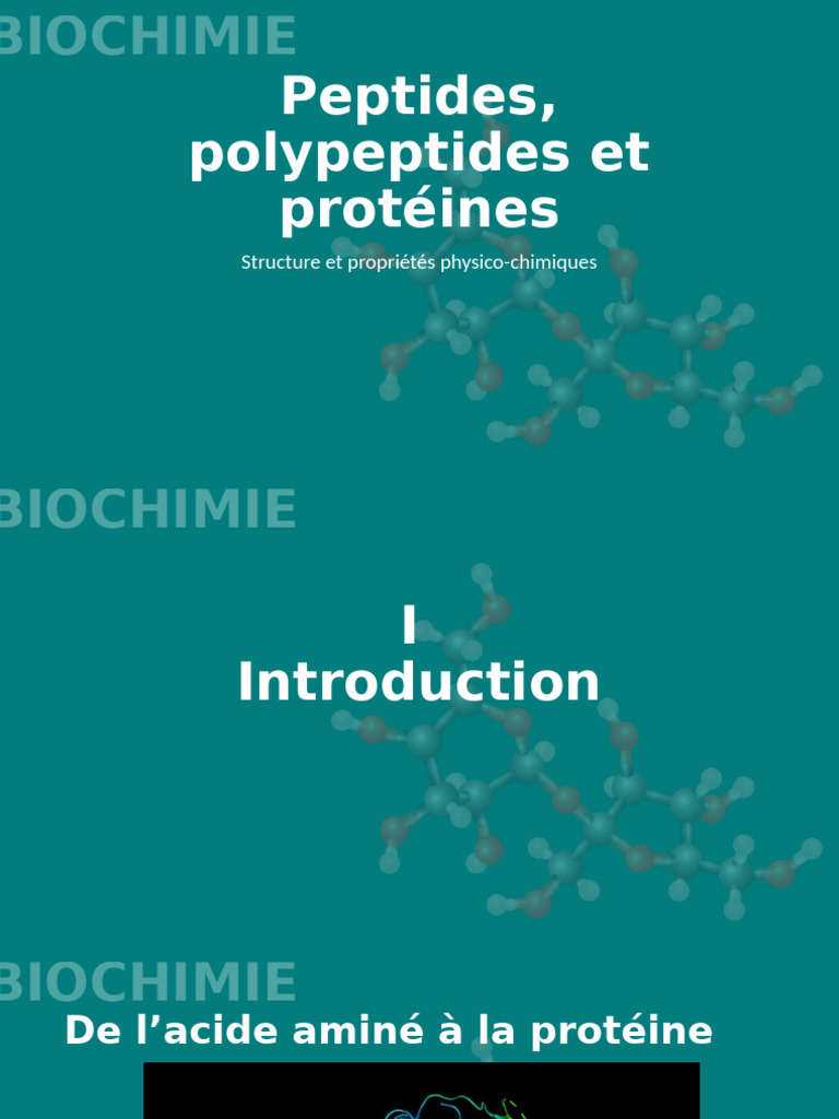S2 Protéines | PDF | Protéines | Biochimie