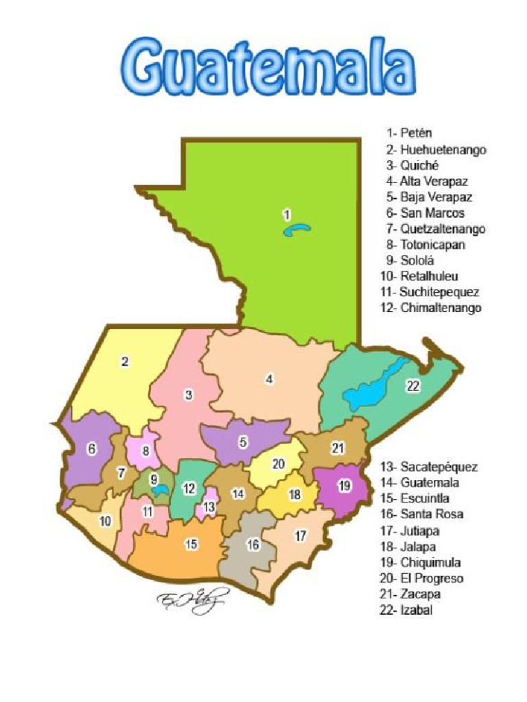 mapa colores | PDF