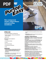 Purtop 1000 Waterproofing Applications | PDF | Acid | Epoxy