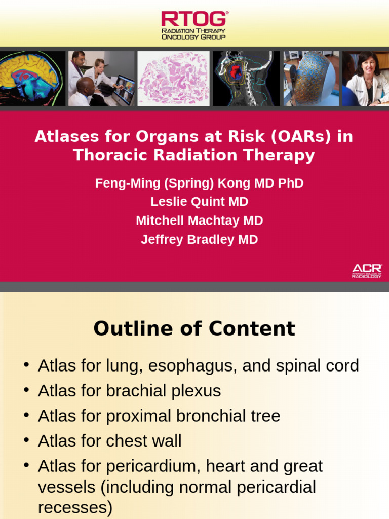 Thoracic Radiation Therapy OAR Atlases | PDF | Heart | Atrium (Heart)
