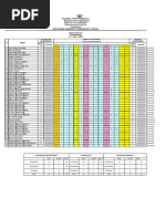 Tabulation Sheet | PDF