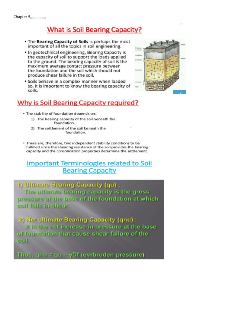 Chapter 5 Bearing Capacity | PDF | Continuum Mechanics | Mechanics