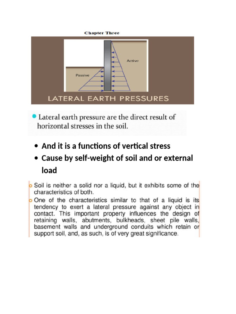 Chapter 3 New Soil Lateral Pressure | PDF