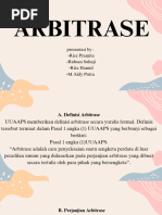 Perjanjian Dan Klausula Arbitrase 2024 | PDF