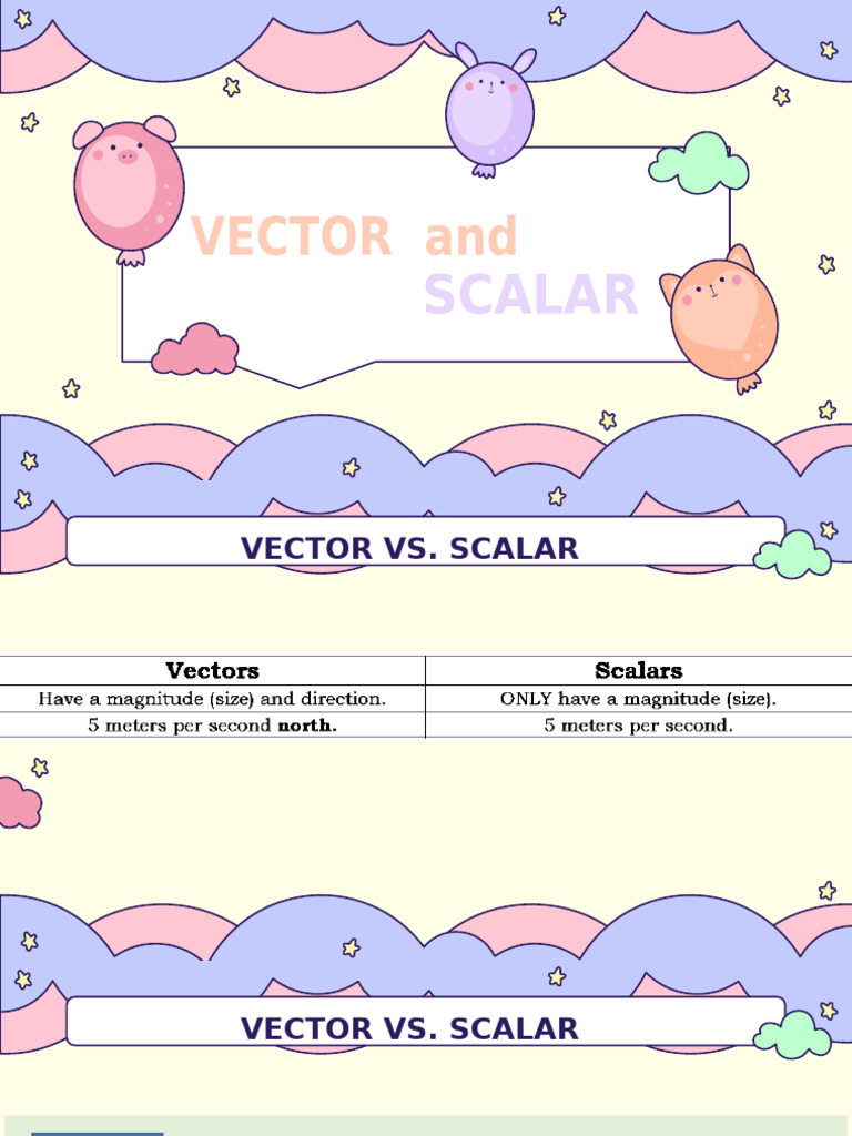 Vector vs. Scalar: Key Differences | PDF