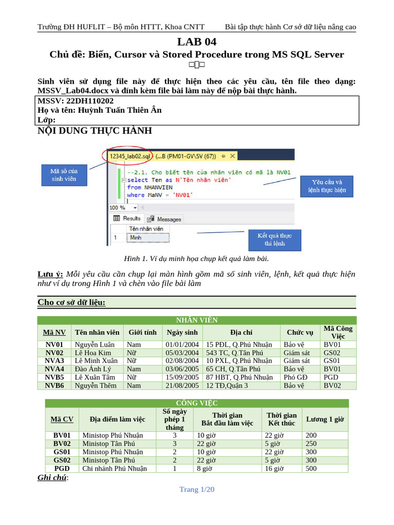 22dh110202 HuynhTuanThienAn Lab04 | PDF