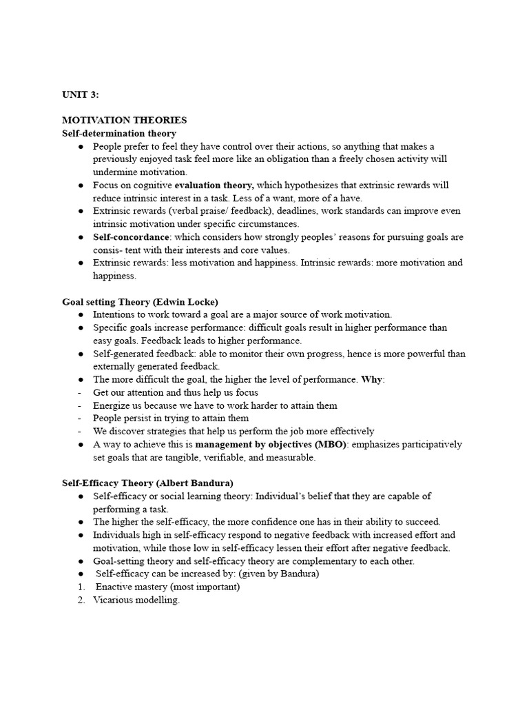 Unit 3 Ob | PDF | Cost Of Living | Motivational