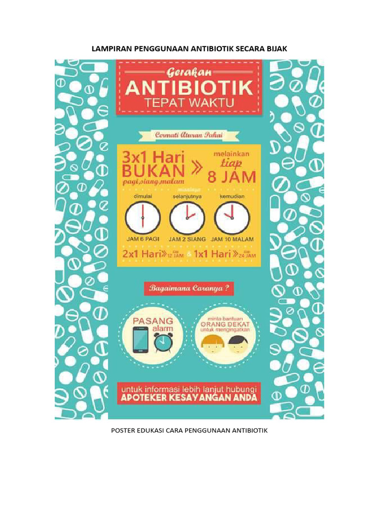 Edukasi Penggunaan Antibiotik | PDF