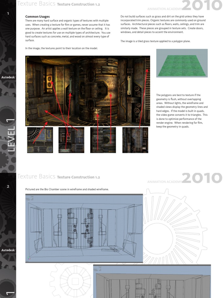 AA L1 Texture Construction | PDF | Texture Mapping | 3 D Modeling