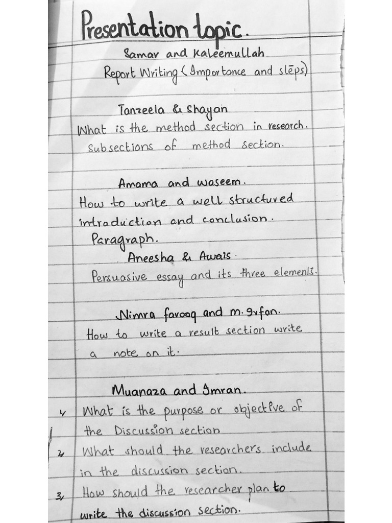 Presentation Groups | PDF