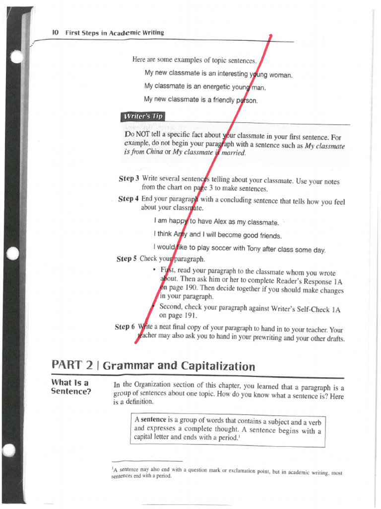 Sentence Structure 1 | PDF