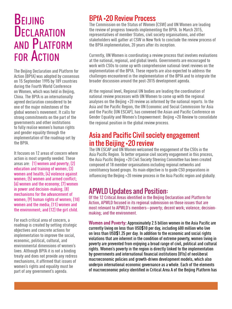 Briefer | PDF | Woman | Human Rights