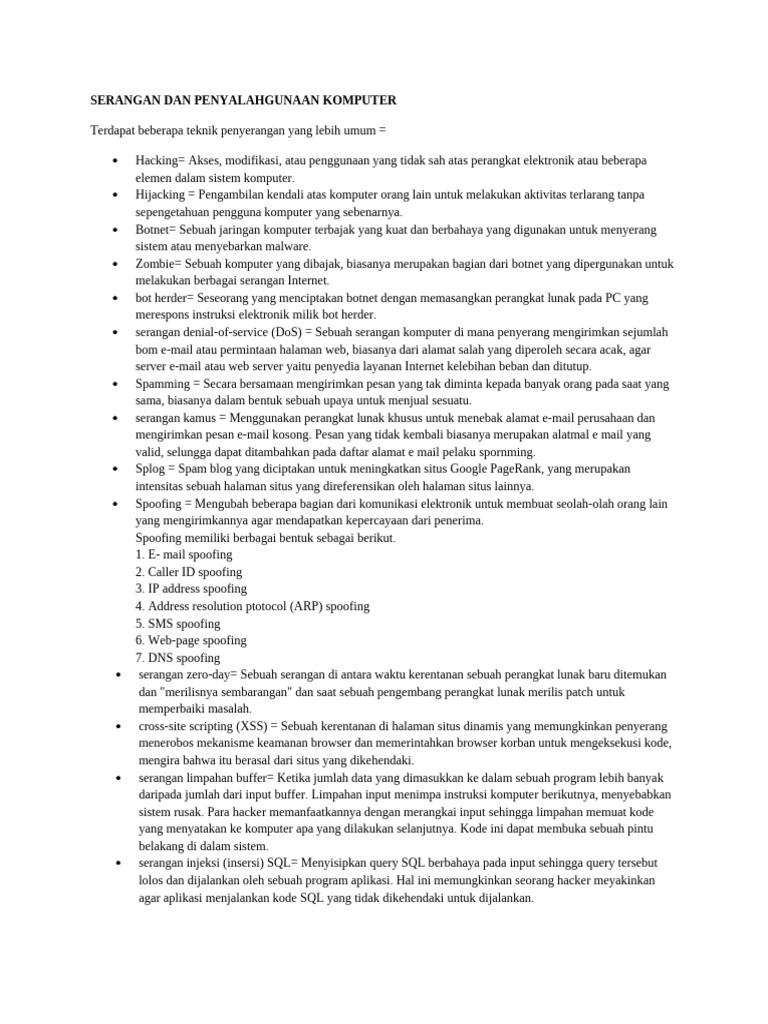 Materi Bab 6 Sia | PDF