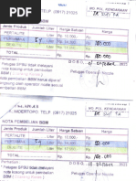 Contoh Nota Manual SPBU Pertamina | PDF