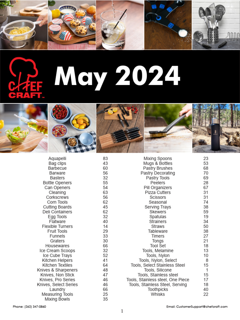 2024 May Open Stock Catalog v2 | PDF | Tableware | Cooking