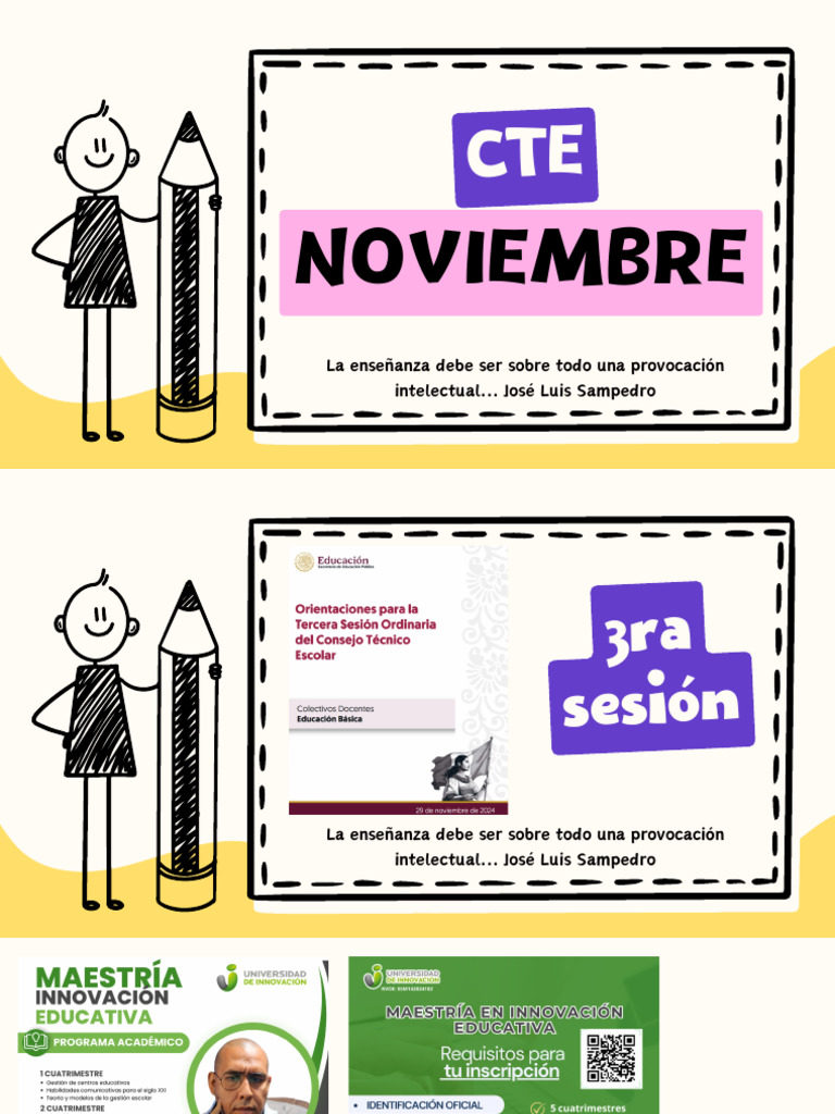 CTE Tercera Nov 24 | PDF | Enseñando | Educación de la primera infancia