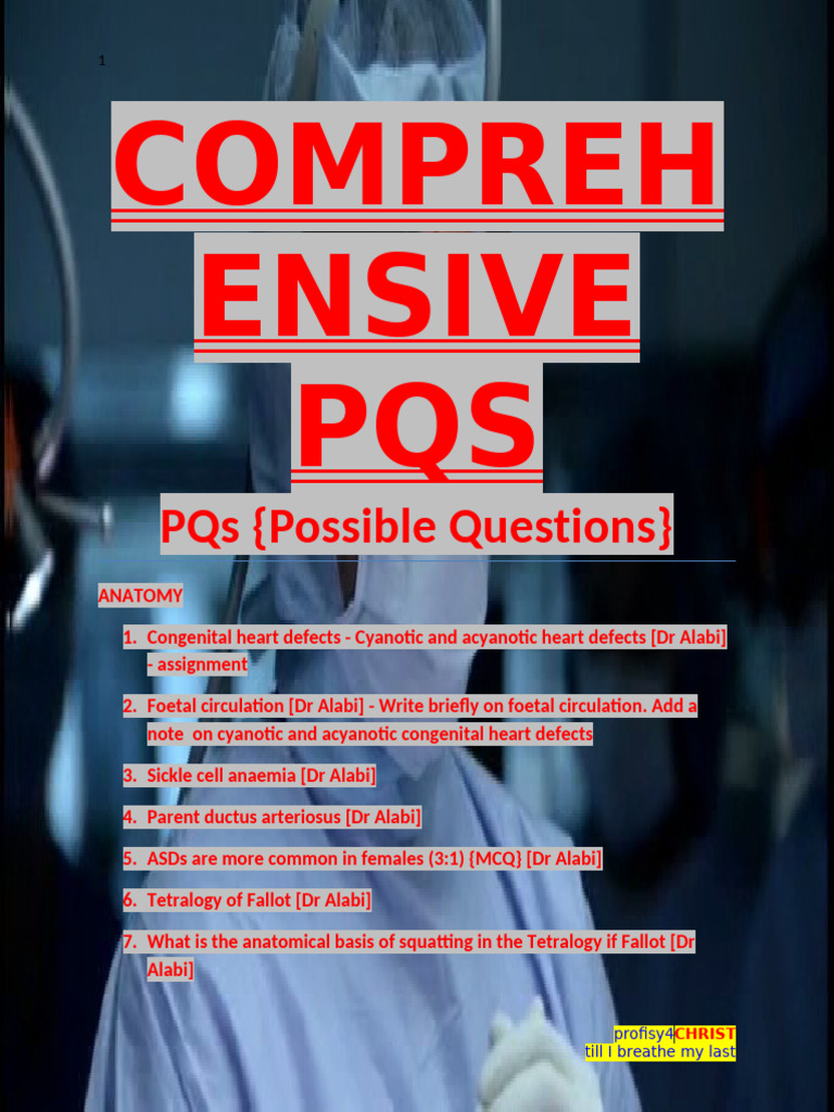 PQs Profisy4 | PDF | Metabolism | Heart